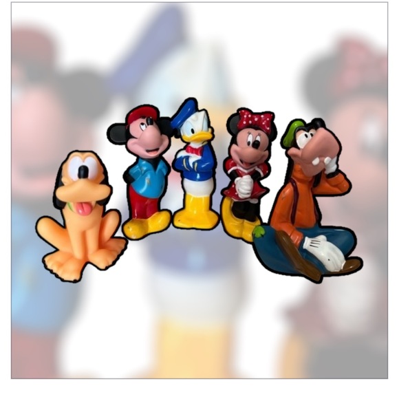 Enesco | Toys | Disney Enesco Pvc Figure Set Mickey Minnie Donald Goofy ...